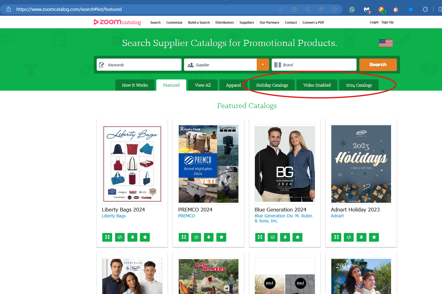 Search and Find Catalogs on ZOOMcatalog.com